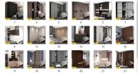 China 61cm Width Contemporary Design Style Natural Textured PVC Wood Wallpaper Wallcoverings for Furniture or Kitchen for sale