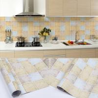 China Removable Wallpaper Kitchen Wall Art Stickers Backsplash Wallpaper Home Decor Wall Coating for sale