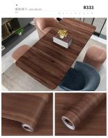 China Geometric Textured Embossed Wood Grain Self-Adhesive Vinyl Wallpaper for Furniture Decoration for sale