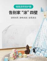 China Transparent Electrostatic Protective Film for Wall Drawing Board Easy to Clean 61cm *2m Roll Size for sale