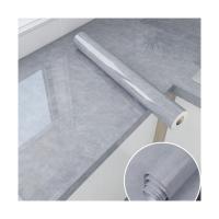 China Marble Wallpaper Wall Covering Heat Insulation Luxury Self-Adhesive 3D Stone Marble Vinyl Waterproof Paper for Bathrooms for sale