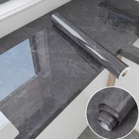 China Marble Wallpaper Wall Covering Heat Insulation Luxury Self-Adhesive 3D Stone Marble Vinyl Waterproof Paper for Bathrooms for sale