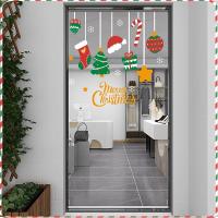 China Peel and Stick PVC Transparent Christmas Decorative Film for Home or Store Glass Door or Window Protects from Sun Damage for sale