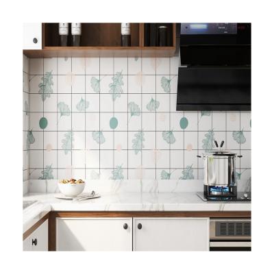 China Static Kitchen Sticker No Glue Removable Geometric Backsplash Wallpaper for Household for sale