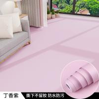 China Anti Slip TPH Vinyl Flooring Self Adhesive Black Bathroom Floor Tile Stickers for sale