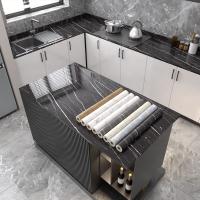 China Kitchen Marble Wall Stickers Luxury Wallpaper for Home Decoration and Table Furniture for sale