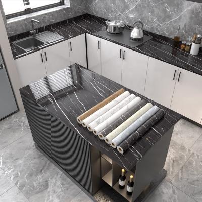 China Kitchen Marble Wall Stickers Luxury Wallpaper for Home Decoration and Table Furniture for sale