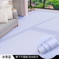 China Anti Slip TPH Vinyl Flooring Self Adhesive Black Bathroom Floor Tile Stickers for sale