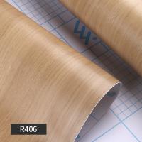 China Mildewproof Gray Wood Grain Wallpaper 61cm*10m Wood Effect Self Adhesive Wallpaper for sale