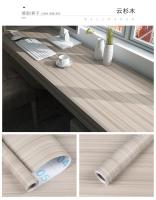 China Door Decorative Wood Pattern Contact Paper Waterproof Wallpaper Roll for Furniture Table Wardrobe Decoration for sale