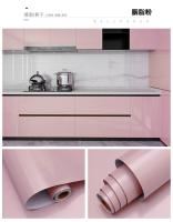 China Glossy Self-Adhesive Peel and Stick Wallpaper in Plain Color for Kitchen Cabinet Decor for sale