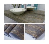 China Sound-Absorbing Function Self Adhesive Wallpaper Modern Marble Look Design for Removable Kitchen Waterproof Wall Sticker for sale
