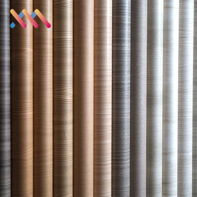 China Smoke Proof Wood Grain Wallpaper 0.28mm-0.3mm Wood Effect Kitchen Wallpaper for sale