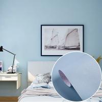 China Matt Plain Blush Pink Wallpaper Self Adhesive Vinyl Wall Covering For Bedroom for sale