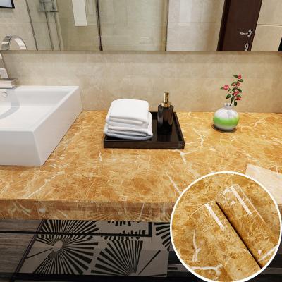 China Peel Stick Marble Wallpaper 3D Foam Contact Paper Roll Size 0.6*100m for Hotel Decoration for sale