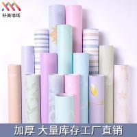 China Wallpapers Size 60cm*10m per roll Modern Floral Design Self-Adhesive PVC Vinyl Wallpaper Waterproof for Bedroom and Hotel for sale