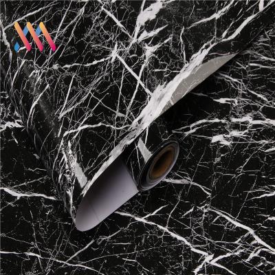 China Hotel Marble PVC Film Kitchen Wallpaper Waterproof Self Adhesive Wall Coating for Counter Top Desk Top for sale