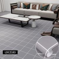 China Water Proof Floor Tile Stickers OEM Vinyl Floor Sticker Tiles Thicken Flooring stickers for sale