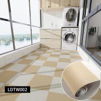 China Water Proof Floor Tile Stickers OEM Vinyl Floor Sticker Tiles Thicken Flooring stickers for sale