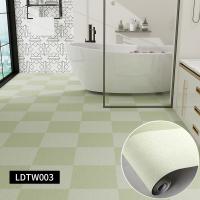 China Water Proof Floor Tile Stickers OEM Vinyl Floor Sticker Tiles Thicken Flooring stickers for sale