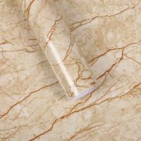China Smooth Waterproof Pvc Self Adhesive Marble Decorative Wallpaper for Furniture Renovation and Easy Application for sale
