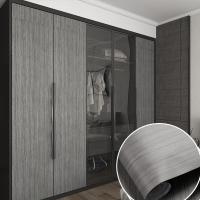 China Furniture Wood Grain Self Adhesive Wallpaper Interior Removable Wallpaper For Apartments for sale
