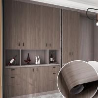 China Grey Wood Grain Design 3D Contact Wallpaper for Waterproof Wall Decoration for sale