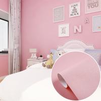 China Removable Peel and Stick Plain Wallpaper Self-Adhesive 3D Decorative Wallpaper for Entertainment in Apartments for sale