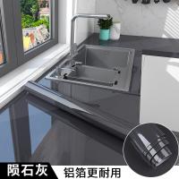 China Furniture Films Modern Black High Glossy Peel Stick Wallpapers Self-Adhesive Heat Resistant Oil Water Proof Plain Color Kitchen Decoration Film for sale