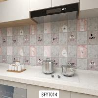 China Easy to Install 3D Tile Sticker Self-Adhesive PVC Backsplash Wallpaper for Kitchen and Bathroom for sale