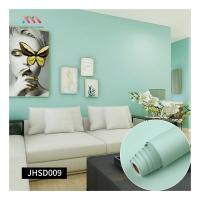 China Removable DIY Plain Light Grey Wallpaper 60cm*10m Adhesive Vinyl Wallpaper for sale
