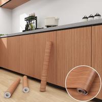 China Stripes Wood Effect Wallpaper Vinyl Wood Grain Peel And Stick Wallpaper for sale
