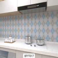 China Peel and Stick Self Adhesive Removable Stick On Kitchen Backsplash Bathroom 3D Wall Sticker Wallpaper Tiles 0.60m width for sale