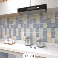 China Peel and Stick Self Adhesive Removable Stick On Kitchen Backsplash Bathroom 3D Wall Sticker Wallpaper Tiles 0.60m width for sale