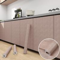 China Add a Touch of Elegance to Your Home with Classic Style 3D Wood Grain Wallpaper Sticker Stripes Plaid for sale