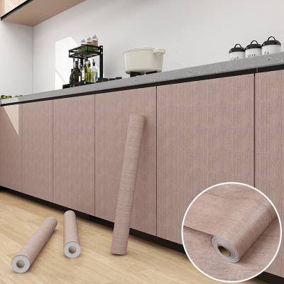 China Add a Touch of Elegance to Your Home with Classic Style 3D Wood Grain Wallpaper Sticker Stripes Plaid for sale