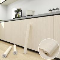 China Add a Touch of Elegance to Your Home with Classic Style 3D Wood Grain Wallpaper Sticker Stripes Plaid for sale