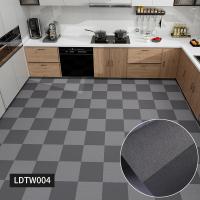 China PVC Vinyl Film Waterproof Oil Proof Moisture Proof Carpet Design Floor Sticker for sale