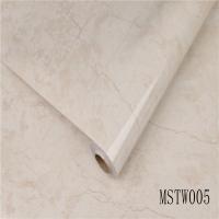 China Hotel Self Adhesive 3D Stone Marble Contact Paper Vinyl Waterproof Wallpaper Kitchen Sticker for sale
