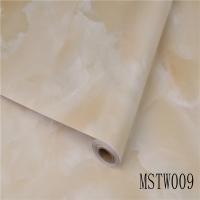 China Hotel Self Adhesive 3D Stone Marble Contact Paper Vinyl Waterproof Wallpaper Kitchen Sticker for sale