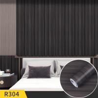 China Geometric Pattern Wood PVC Peel Stick Self Adhesive Wallpaper for Waterproof Oil Proof Wall Coating and Easy Installation for sale