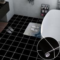 China 3M Self Adhesive Floor Sticker PVC Flooring Sticker For Hotel Bathroom Decoration for sale