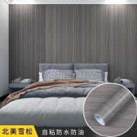 China Peel Stick PVC Vinyl Wallpaper Geometric Pattern Wallpapers for Furniture Decoration or Waterproof Oil Proof 3D Wood Renovation for sale