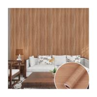 China PVC Matte Grain Wood Textured Wallpaper Vinyl Film Self-Adhesive Shelf Liner Modern Design Style Peel-Stick Countertop Sticker for sale