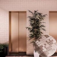 China PVC Mosaic Peel And Stick Wallpaper Hotel 3D Mosaic Wallpaper Self Adhesive for sale