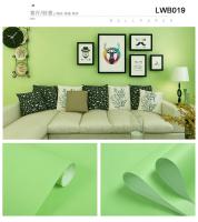 China Customized Plain Color Wallpaper Embossed PVC Plain Orange Wallpaper 10m Roll for sale