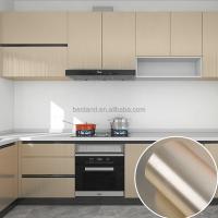 China Embossed PVC Metallic Film Thermal Laminating Vacuum Metallic Polyester Film for sale
