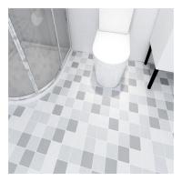 China Waterproof Kitchen and Bathroom Floor Stickers Self-Adhesive PVC for sale