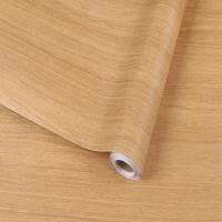 China Removable Wood Wall Paper with Mildewproof Feature Peel and Stick Self-Adhesive Vinyl Wood Texture Decorative Wallpaper for sale