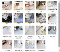 China Anti-Slip PVC Ceramic Mosaic Tile for Living Room Bedroom Bathroom and Kitchen for sale
